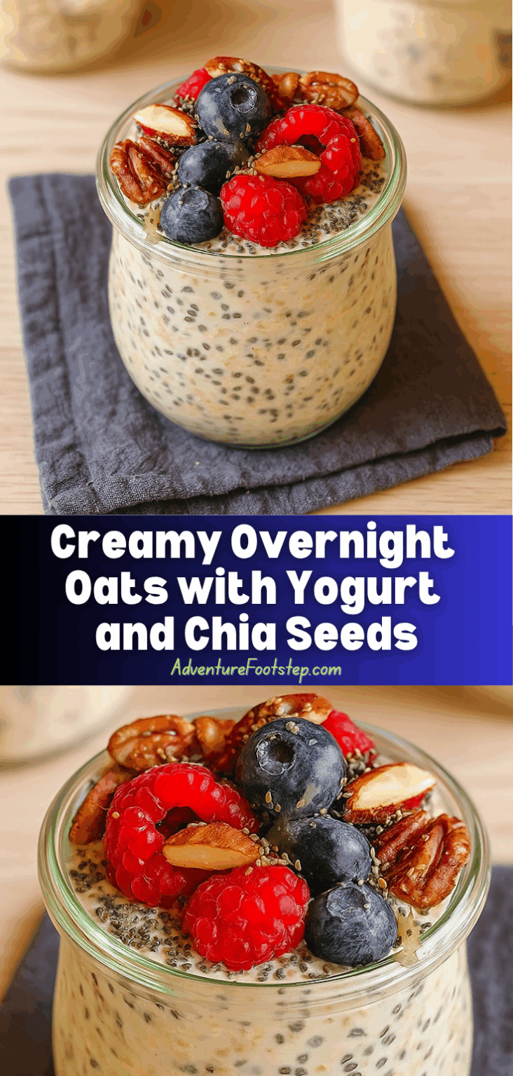 Creamy Overnight Oats with Yogurt and Chia Seeds: The Breakfast Revolution You Didn’t Know You ...